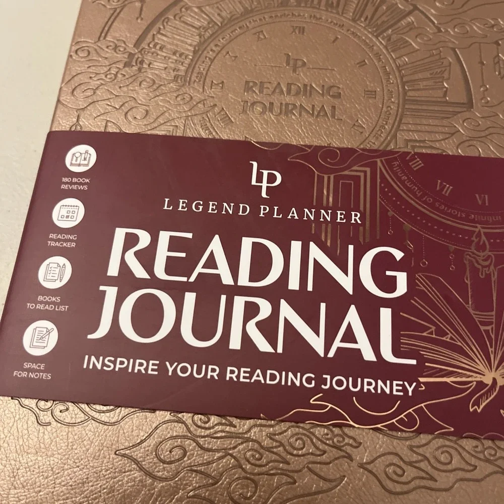 Legend Planner | Office | Legend Planner Reading Journal Rose Gold New ...